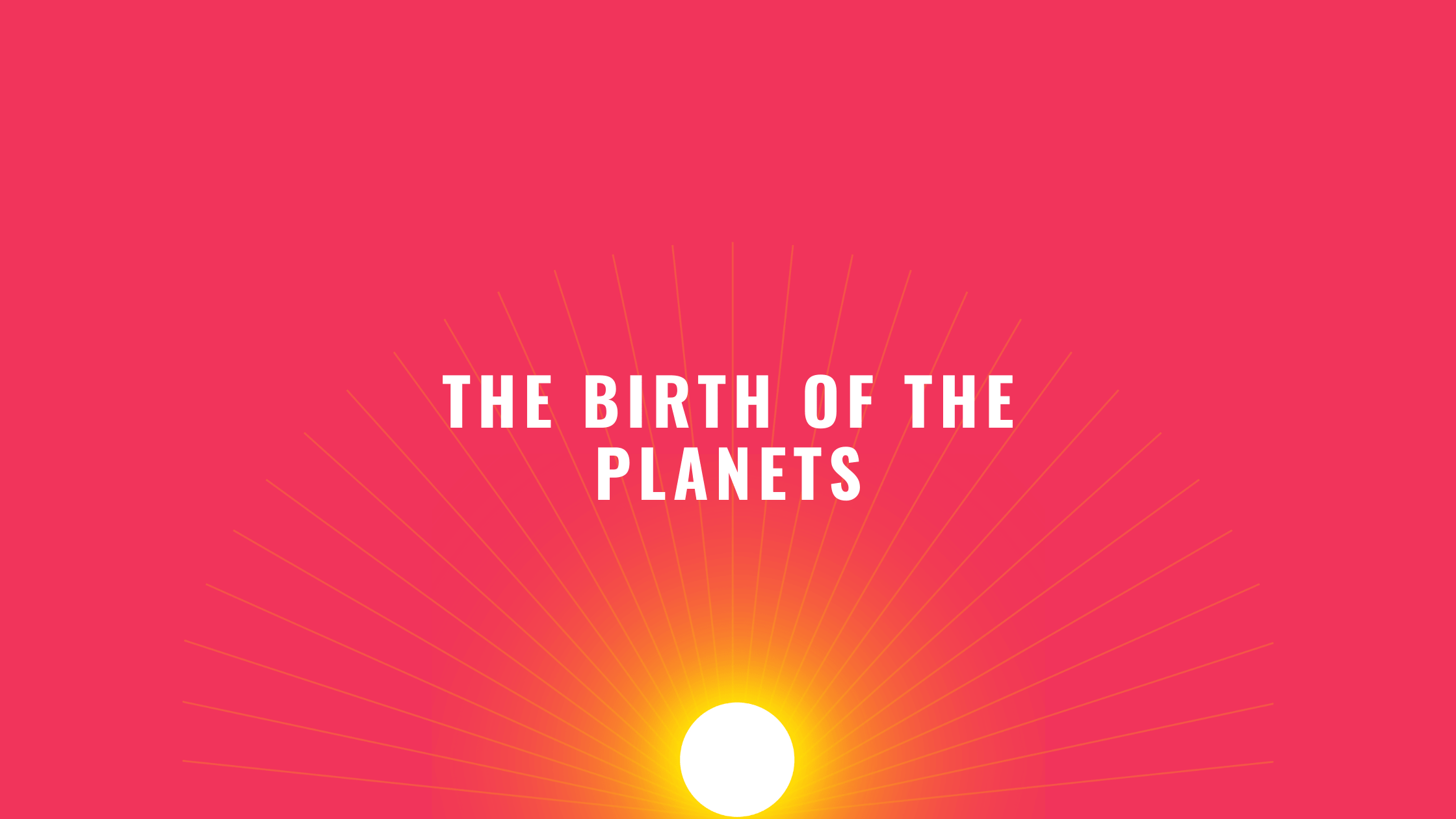 The Birth of the Planets - Fact Of Sun and Saturn | Astromata Blog